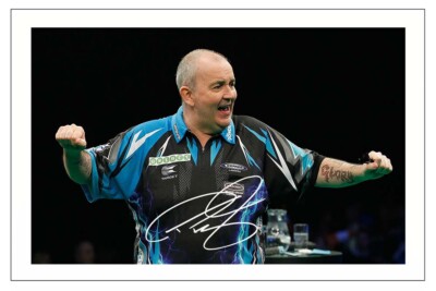 PHIL TAYLOR SIGNED PHOTO PRINT AUTOGRAPH DARTS WORLD CHAMPION | eBay UK