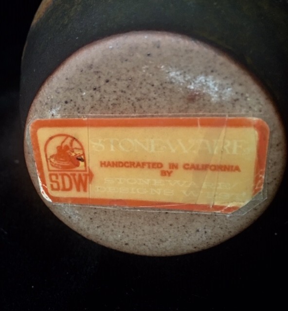 Stoneware Designs West (SDW) Robert Maxwell Earthenware Pottery Vase | eBay