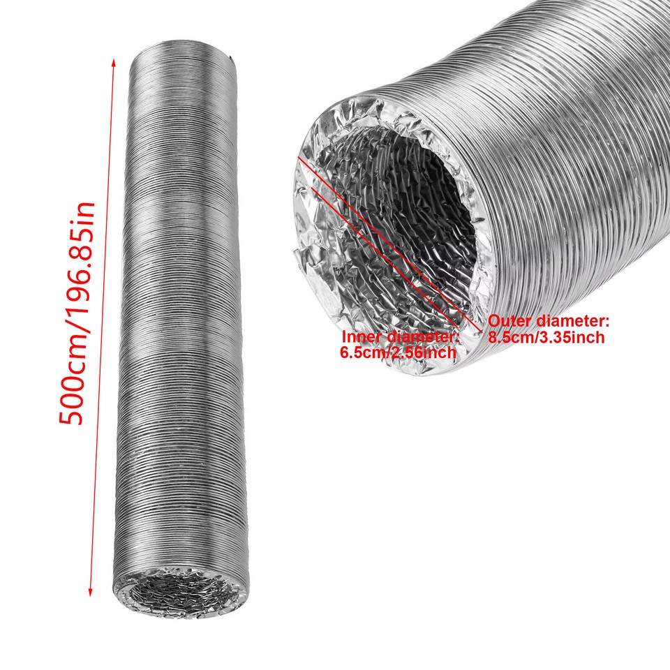 65mm Diesel Heater Duct Pipe Hot Air Ducting For Webasto Heater ...