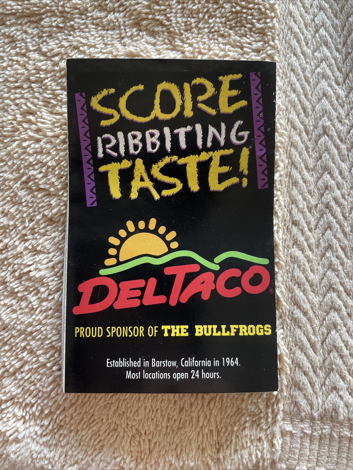 ANAHEIM BULLFROGS HOCKEY 1996 SCHEDULE | eBay