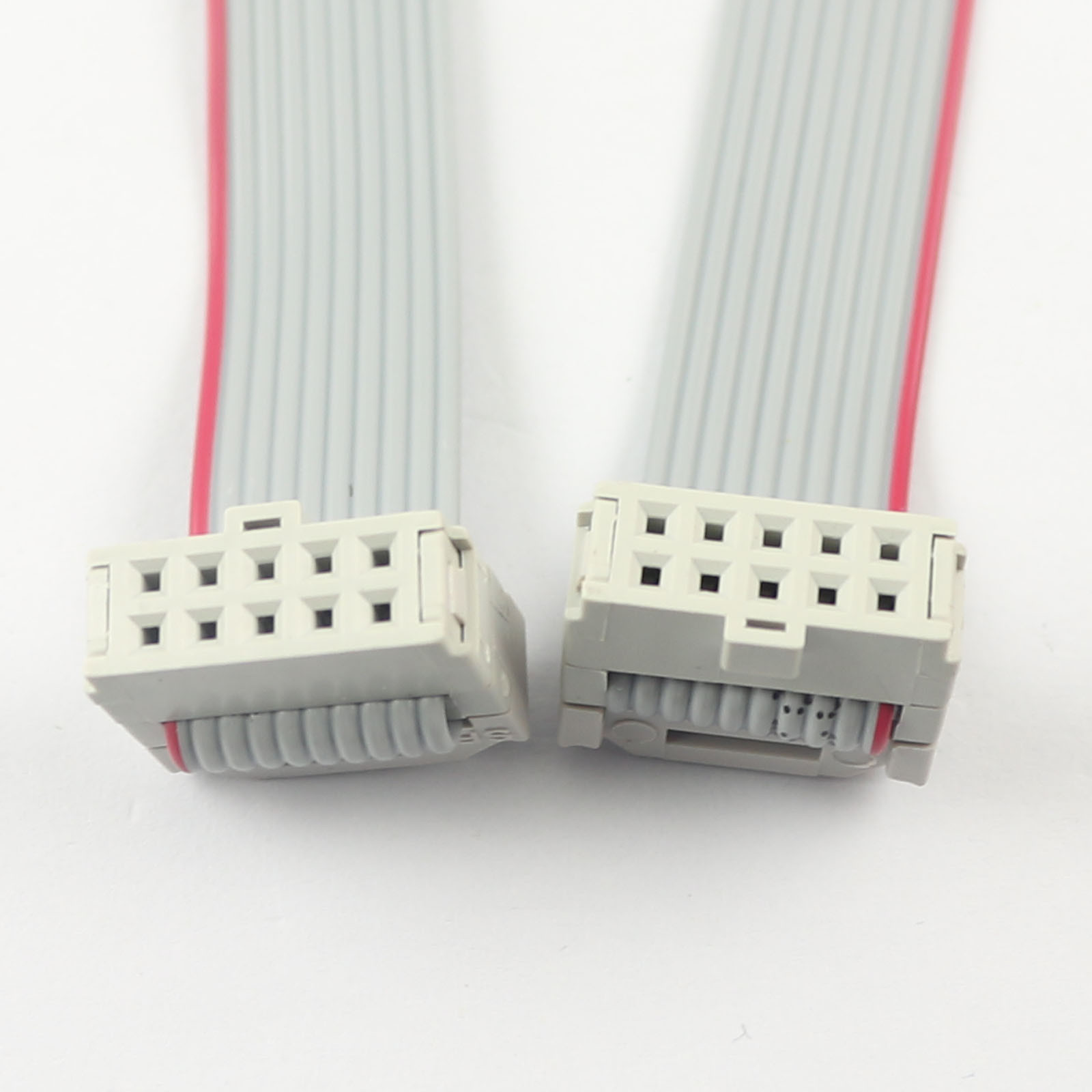 2Pcs 2.54mm Pitch 2x5 Pin 10 Pin 10 Wire IDC Flat Ribbon Cable Length ...