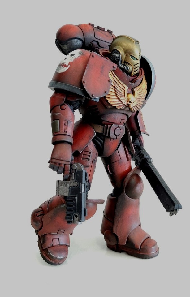 Pro Painted 40k Blood Angel Mcfarlane Marine | eBay
