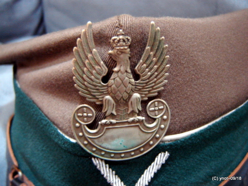 POLISH MILITARY OFFICER HAT w/Eagle Badge/Medallion~ vintage-original V ...