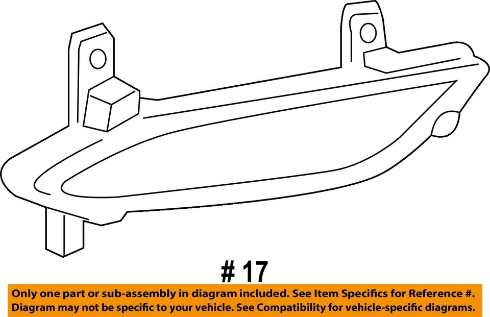 GM OEM 17-22 Encore Rear Bumper Bumper Components-Reflector 42503029 | eBay