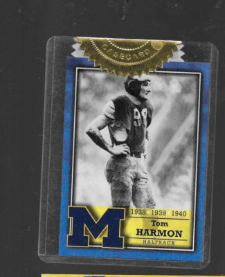 Tom Harmon First series case card Michigan football TK Legacy 144/400 ...