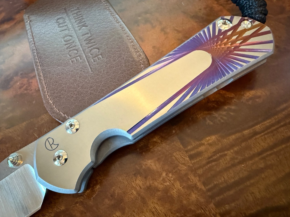 Chris Reeve Knives Large Sebenza 31 Unique Graphic Polished L31-1400 ...