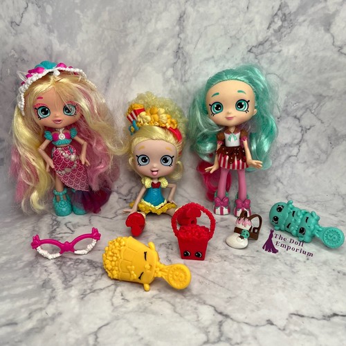 Shopkins Shoppies Dolls - Peppa Mint, Pearlina And Popette | eBay