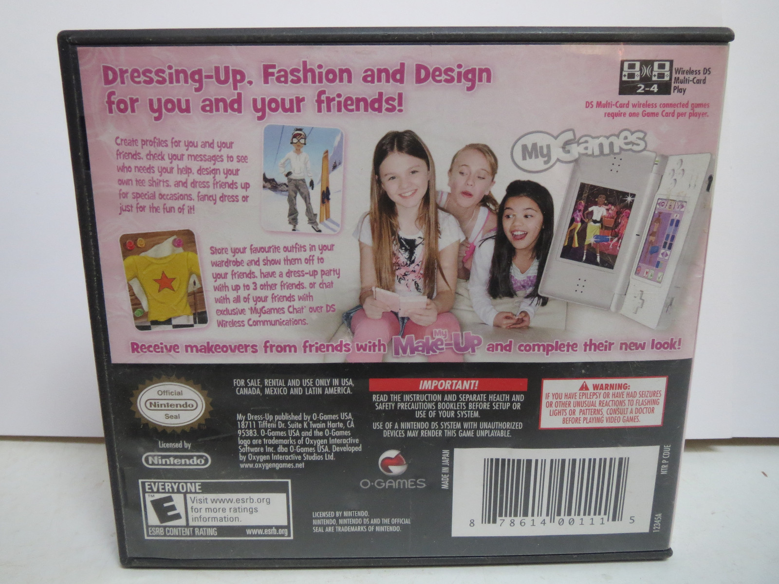My Dress-Up - Nintendo DS (Game Only - No Manual) 878614001115| eBay