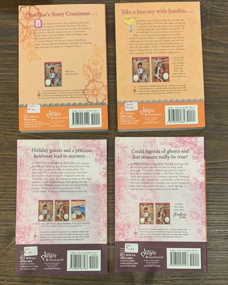 American Girl Beforever Lot of 4 Books Josefina 1824 : Brand New | eBay