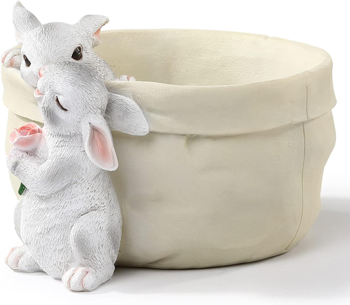 Rabbit Flower Pot Succulent Planter Garden Pots Decorative Flower Pot ...