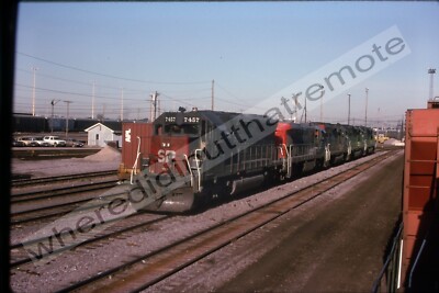 Original Slide Southern Pacific SP 7457 EMD SD45R Proviso ILL 11-1991 | eBay