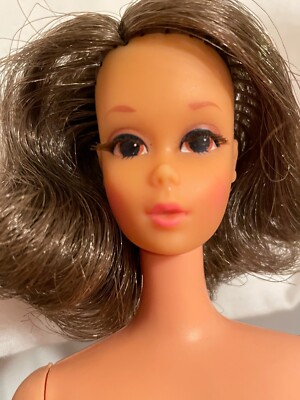 1970 Vintage Brunette Working Walking Jamie Barbie Doll & Dress | eBay