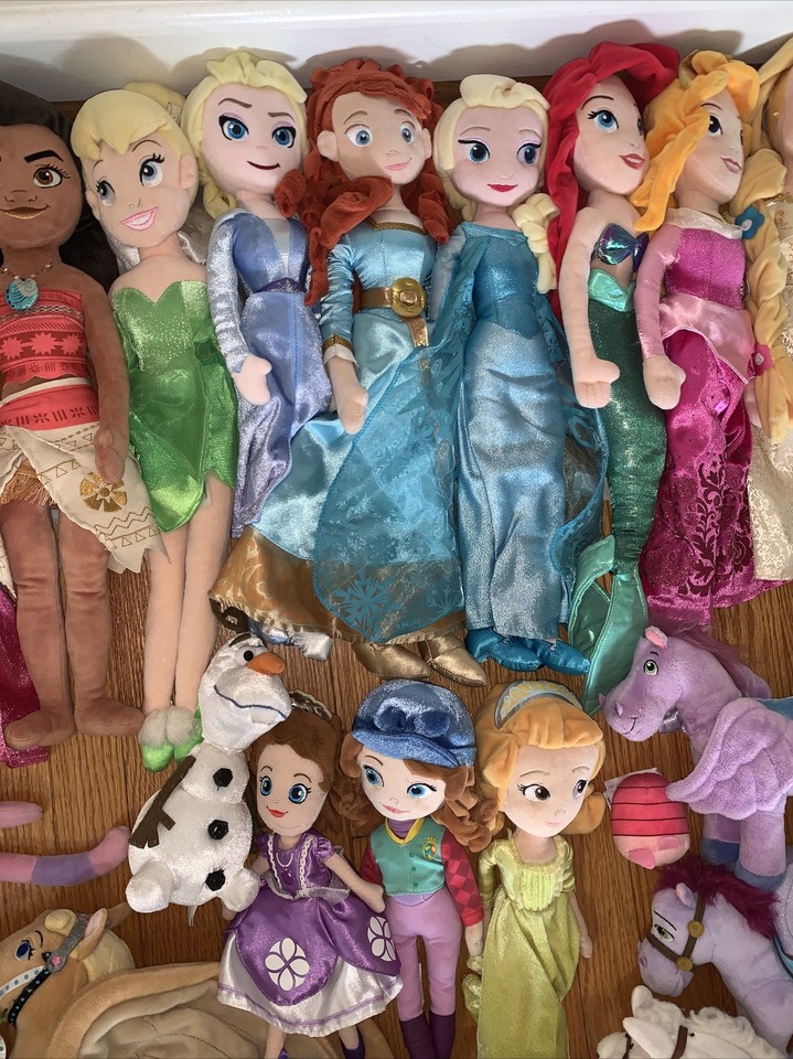 MASSIVE Disney Store Disney Princess Plush Dolls And Mixed Lot | eBay