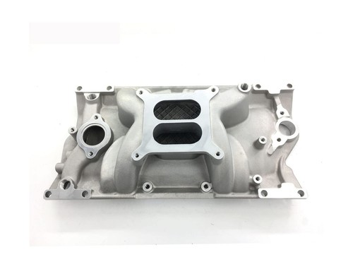 Aluminum Small Block Chevy SBC Intake Manifold Vortec Dual Plane 350 ...