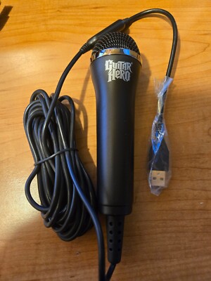 Guitar Hero Wired USB Microphone (Xbox, PlayStation, Wii, PC) NEW | eBay