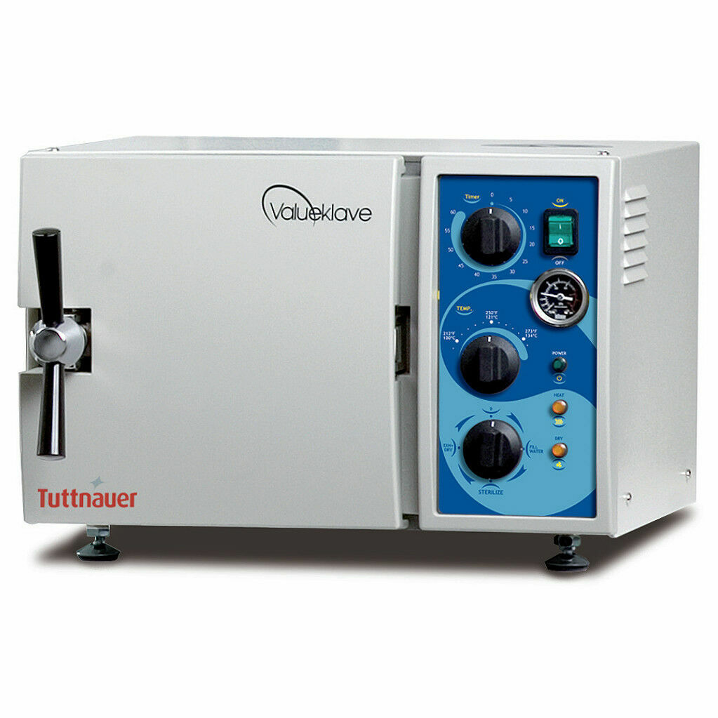 Tuttnauer VALUEKLAVE 1730 Manual Autoclave Sterilizer 7" X 13" Chamber ...