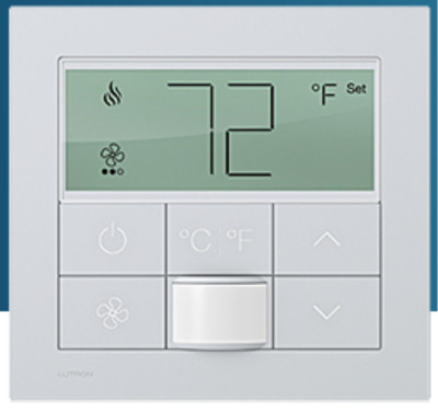 Lutron Palladiom MWP-T-OHW-WH-A Temperature Control Thermostat SHIPS ...