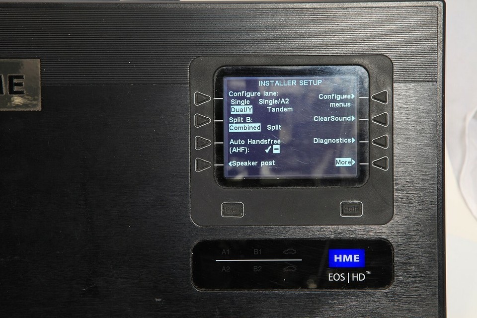 HME EOS HD Base 6200 Dual Lane Drive Thru Wireless Intercom Station ...