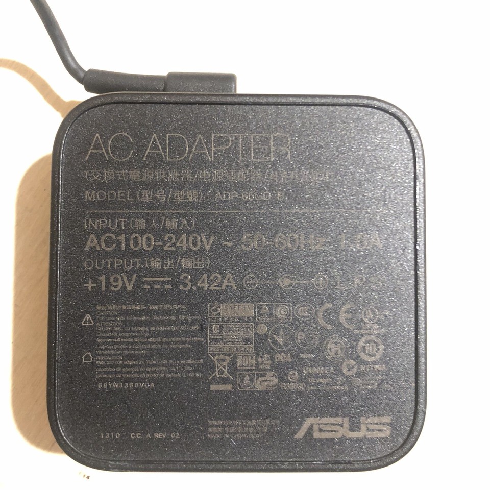 Asus X555L F551M X550C X551C ADP-65GD B Adapter Power Charger 65W ...