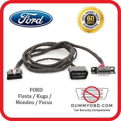 Ford Focus MK2 ST & RS dummy OBD port relocation extension OBD2 ...