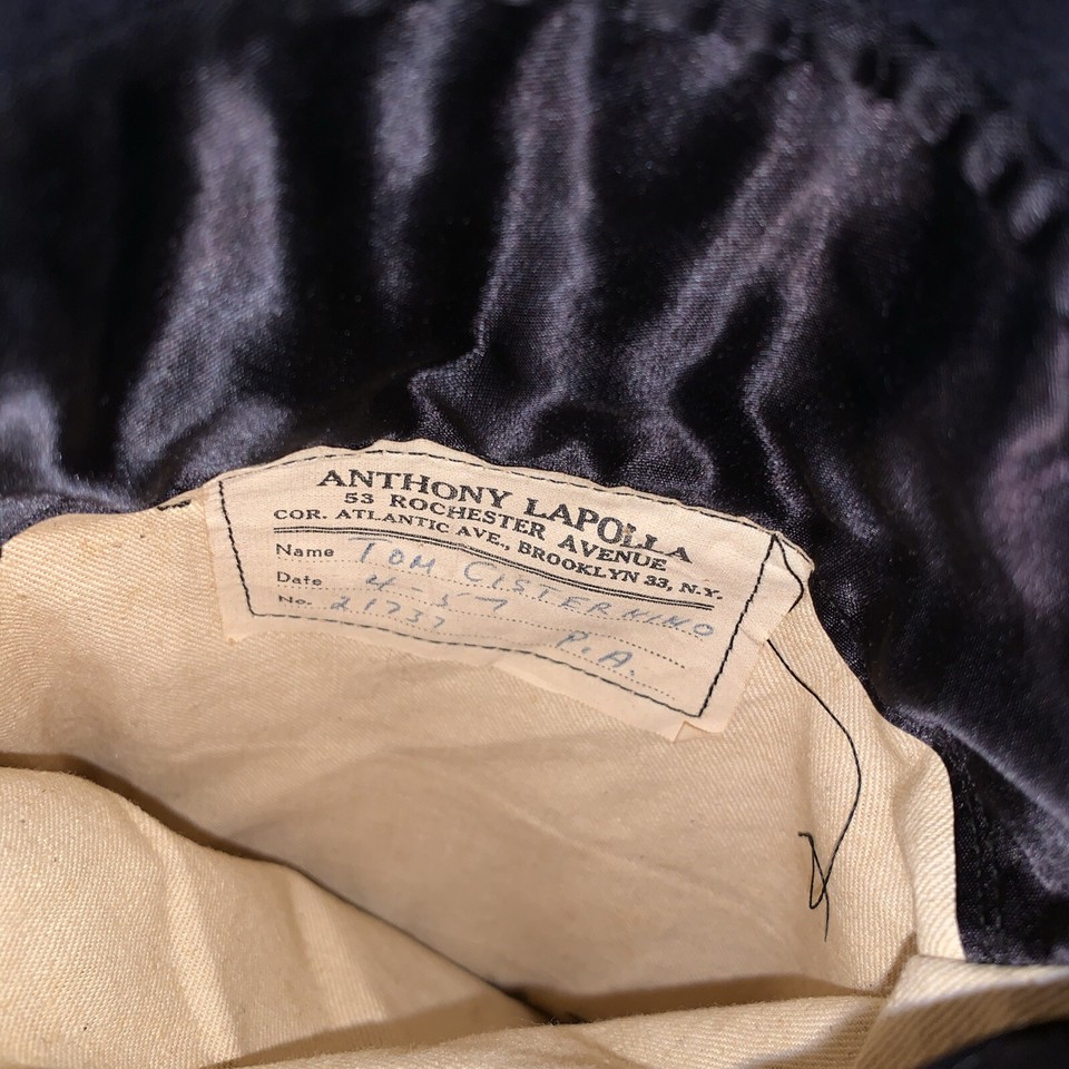 Vintage 1957 NYPD Police Regulation 21737 42R Wool Choker. Excellent ...