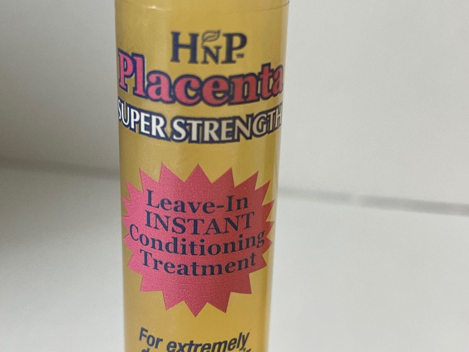 4 Pack 18ml HNP Placenta Original Leave In Instant Conditioning Hair ...