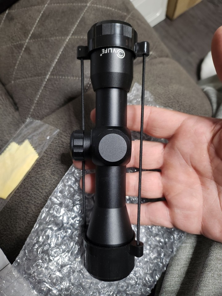 CVLIFE 4x32MM Compact Rifle Scope Crosshair Optics Hunting Gun Scope ...