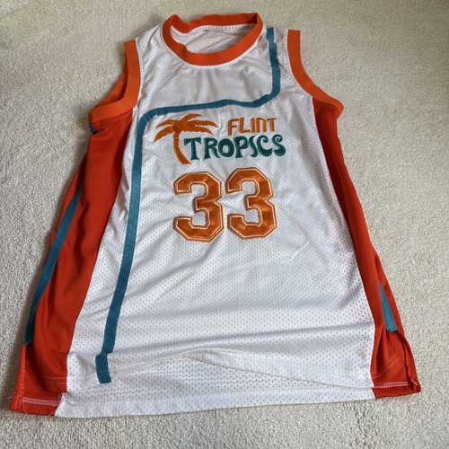 Semi Pro Jackie Moon Flint Tropics Basketball Jersey Men Sz L #33 Will ...