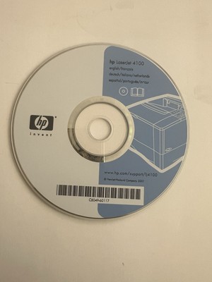 Hp Laserjet 4100 Series Printer Software Driver CD DVD only | eBay
