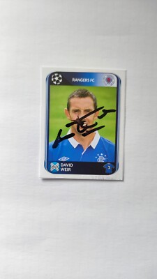 David Weir, Schottland, Glasgow Rangers, Original Autogramm | eBay.de