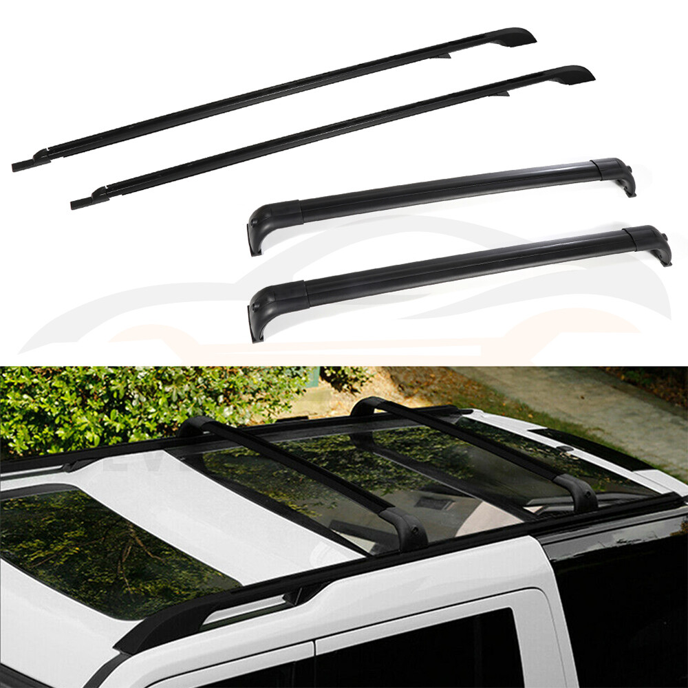 Roof Cross Bar + rail Luggage Cargo Rack For 2005-2016 Land Rover LR3 ...