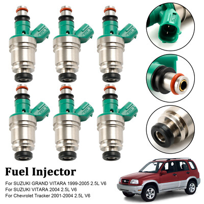 2005-2012 Suzuki Grand Vitara Tracker 2.5L JS4J-5 F8 Fuel Injector ...