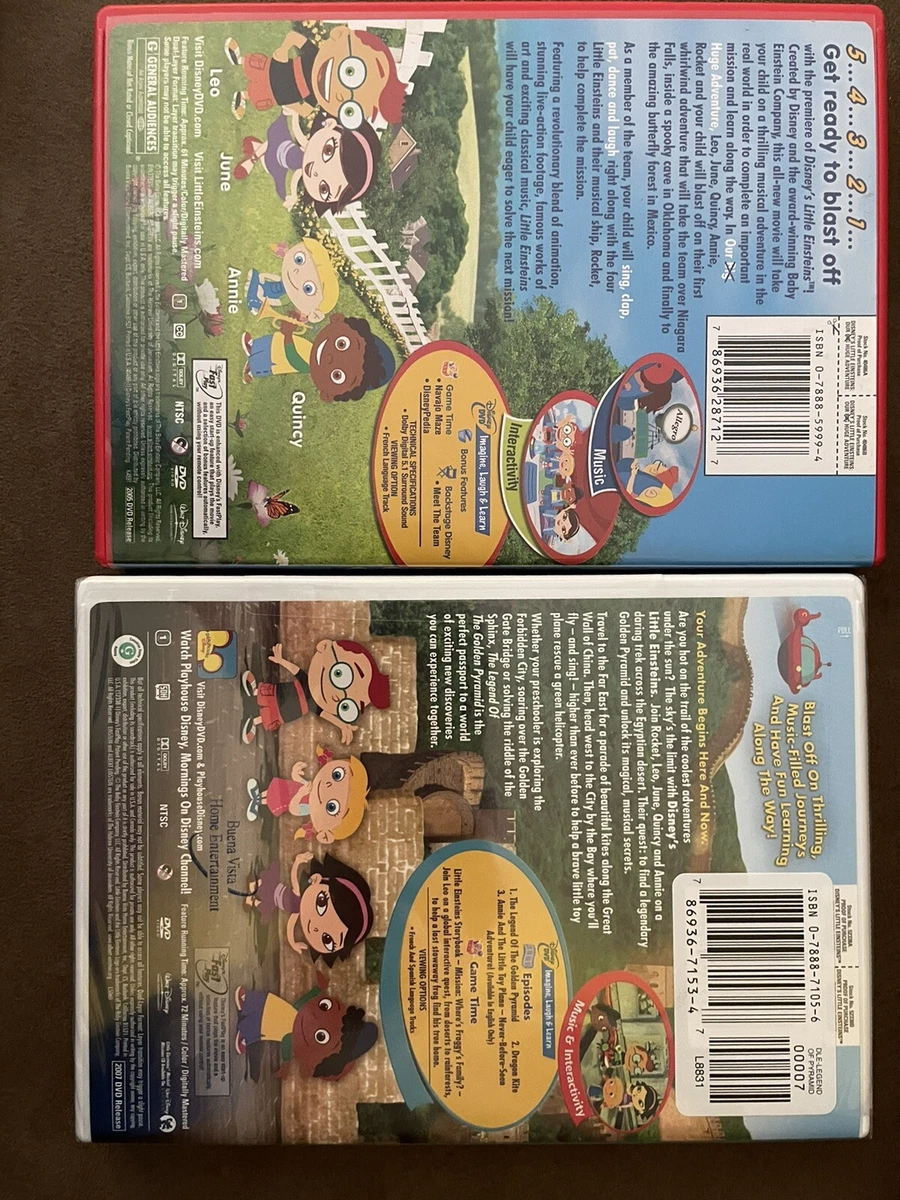 Little Einsteins The Legend Of The Golden Pyramid Dvd Menu