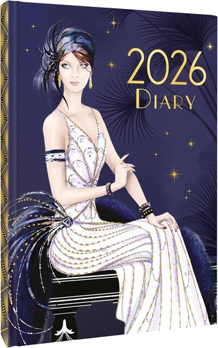 Robert Frederick Claire Coxon Art Deco A5 Hardback Diary Week To View ...