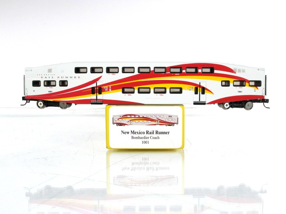 N Scale ***NEW MEXICO RAIL RUNNER*** Bombardier Coach Car #1001 -- Athearn 28592 797534101364| eBay
