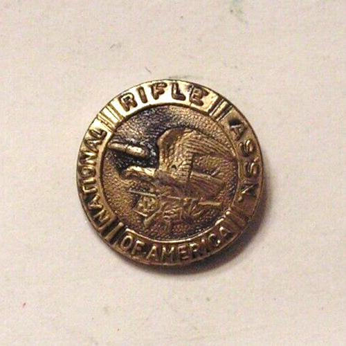 NRA Pinback Button National Rifle Association VH Blackinton & Co N ...