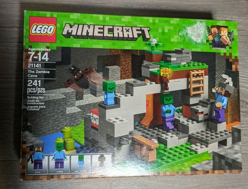 Lego Set # 21141 Minecraft The Zombie Cave Building Figure Playset Toy ...