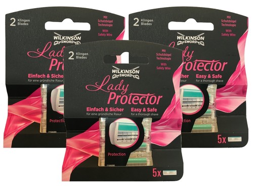 15 Wilkinson Sword Lady Protector Rasierklingen Ersatzklingen mit Aloe ...