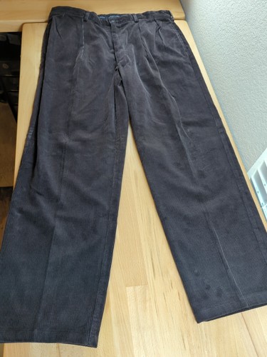 Polo Ralph Lauren Andrew Pant Mens Meas 36x30.5 Brown Corduroy Pleated Casual | eBay