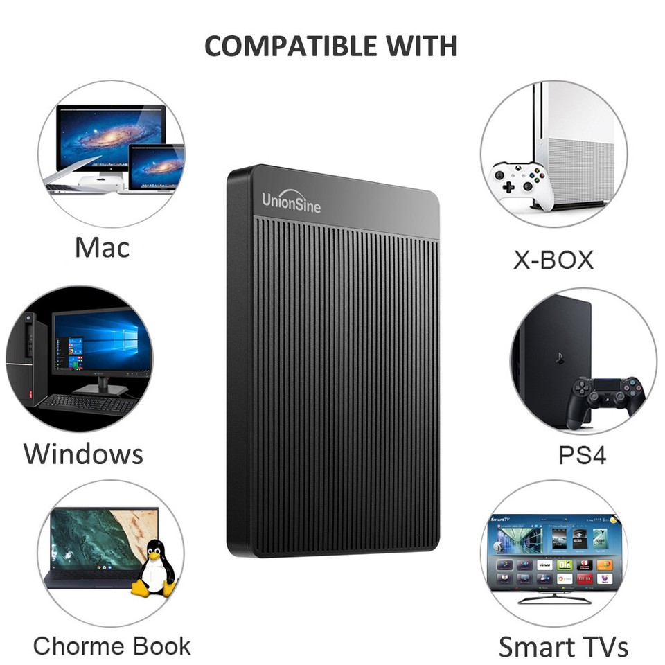 EXTERNAL HARD DRIVE Xbox PS4 PS5 1TB 2TB USB 3.0 PC Laptop Extended ...