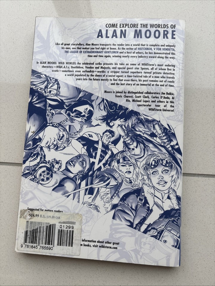 Alan Moore Wild Worlds Graphic Novel 2007 DC Comics Wildstorm Comics ...
