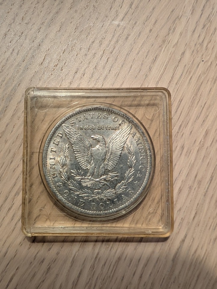 1884 Morgan Silver US Dollar & Display Case | eBay UK