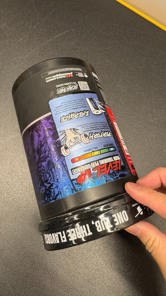 Mr. Hyde Signature Pre-Workout/Creatine Blue Razz/Strawburst,36.6 oz,72 ...