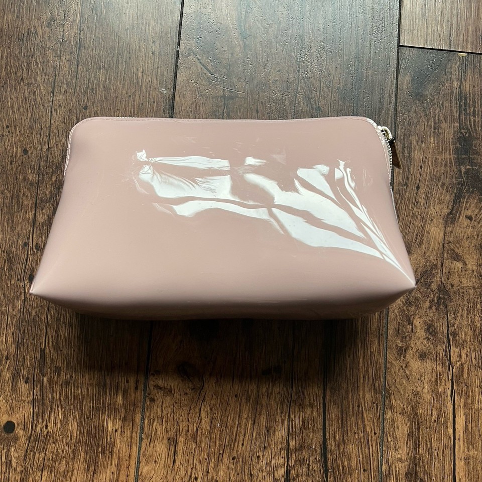 Ted Baker Pale Pink PVC Knot Bow Zip Top Make Up Washbag New | eBay UK