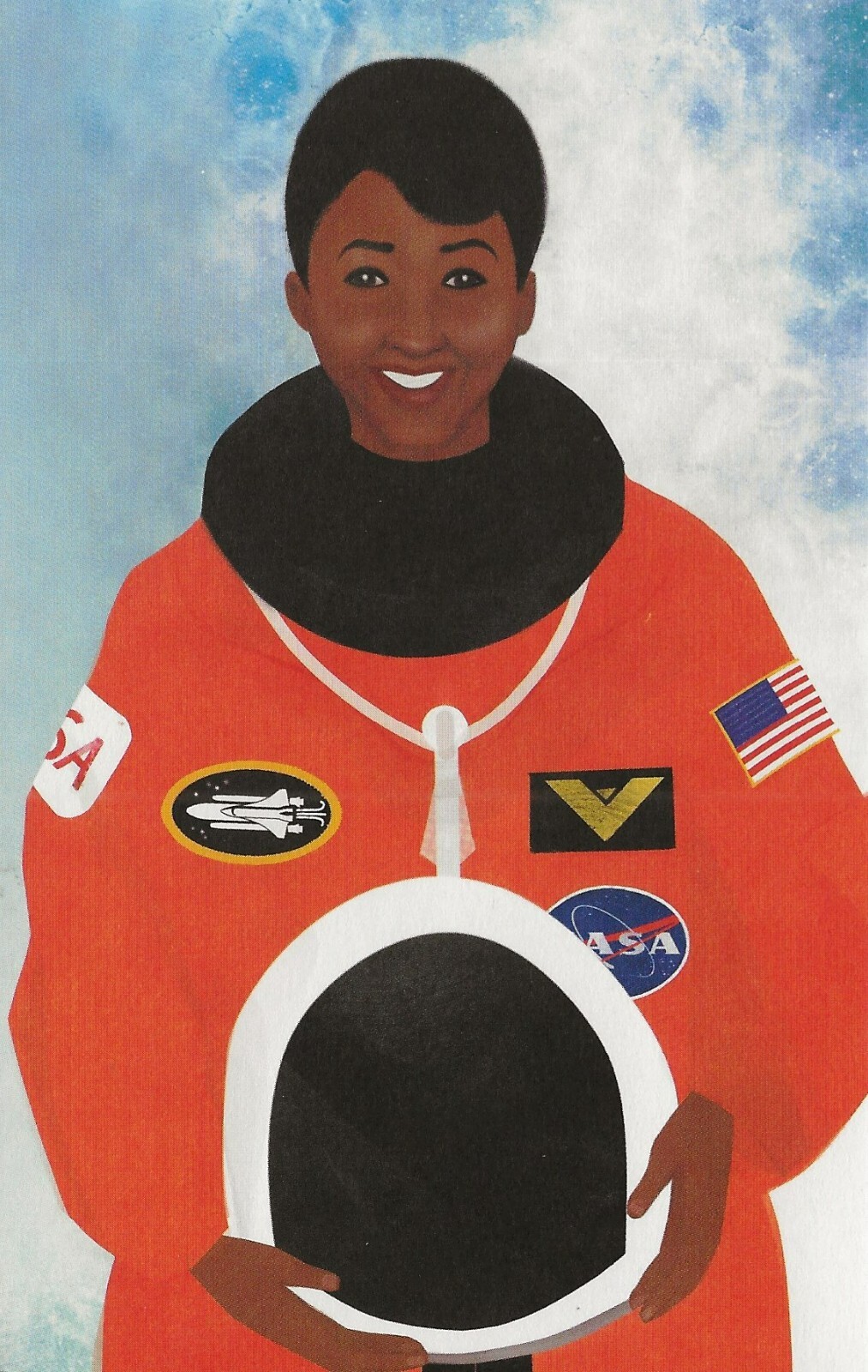 Postcard Erin Robinson "Mae C. Jemison" African-American Astronaut NASA ...