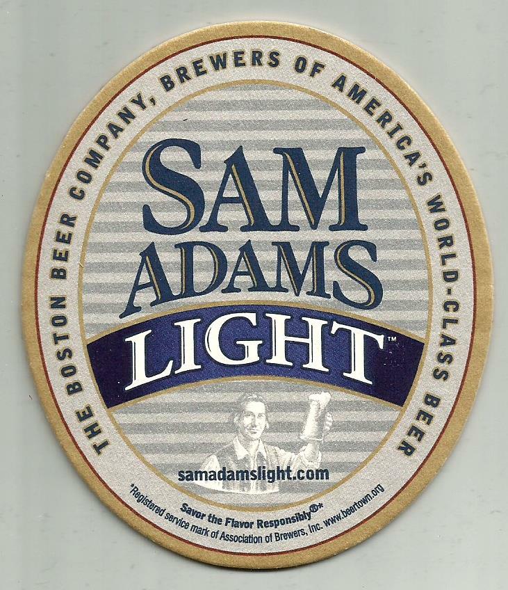 14 Sam Adams / Samuel Adams Light Beer Coasters | eBay