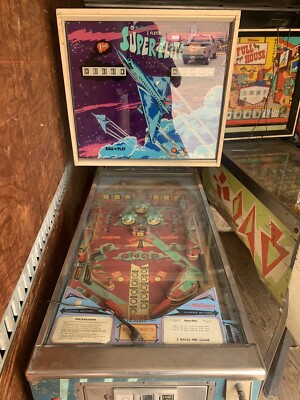 VINTAGE!!! Williams SuperFlite Pinball Machine | eBay
