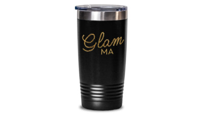 Glam Ma Gifts for Grandma Tumbler Gam Gam Glamours Gold Fancy ...