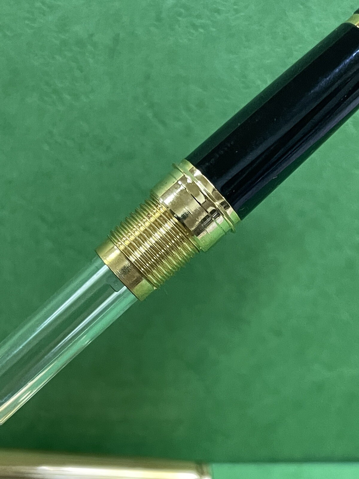 Waterman Preface Gold Finish Fountain Pen 18k-750 M nib Box Excellent R6 | eBay