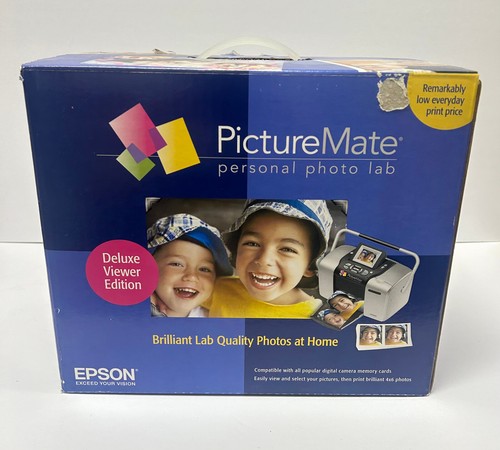 NIB Epson PictureMate Personal Photo Lab Printer Deluxe Viewer Edition ...